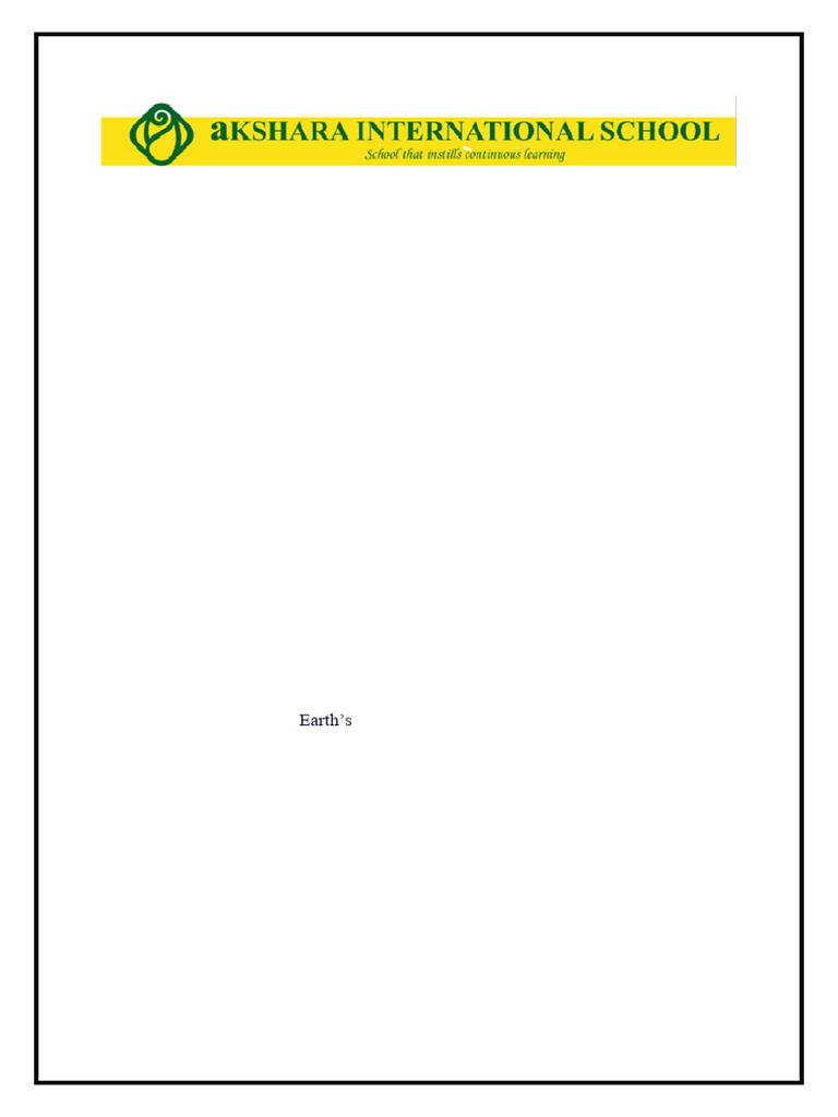 Geography CH .2 Worksheet 2 | PDF | Rock (Geology) | Earth