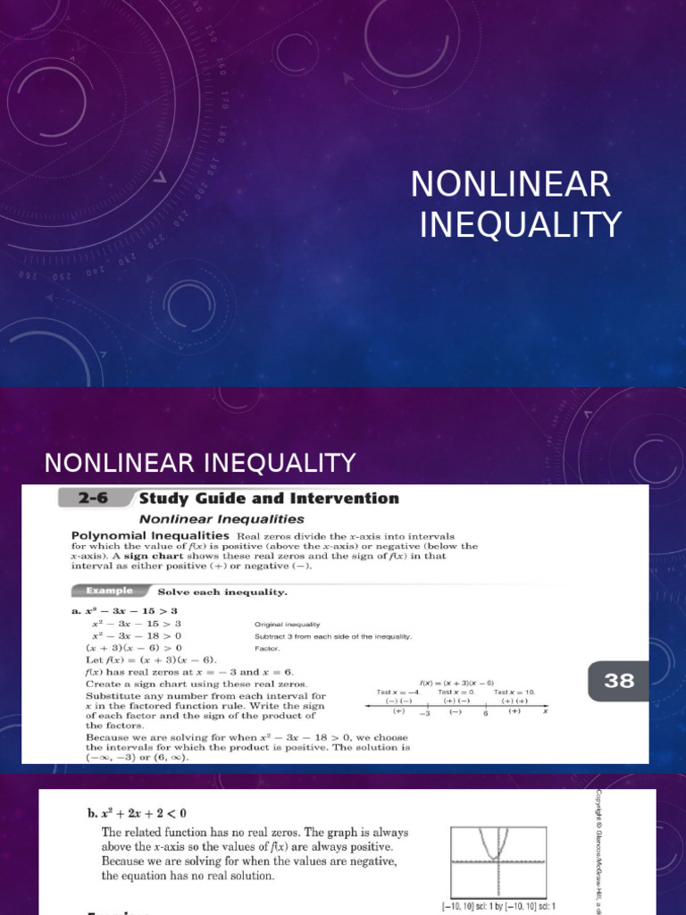 Nonlinear Inequality | PDF
