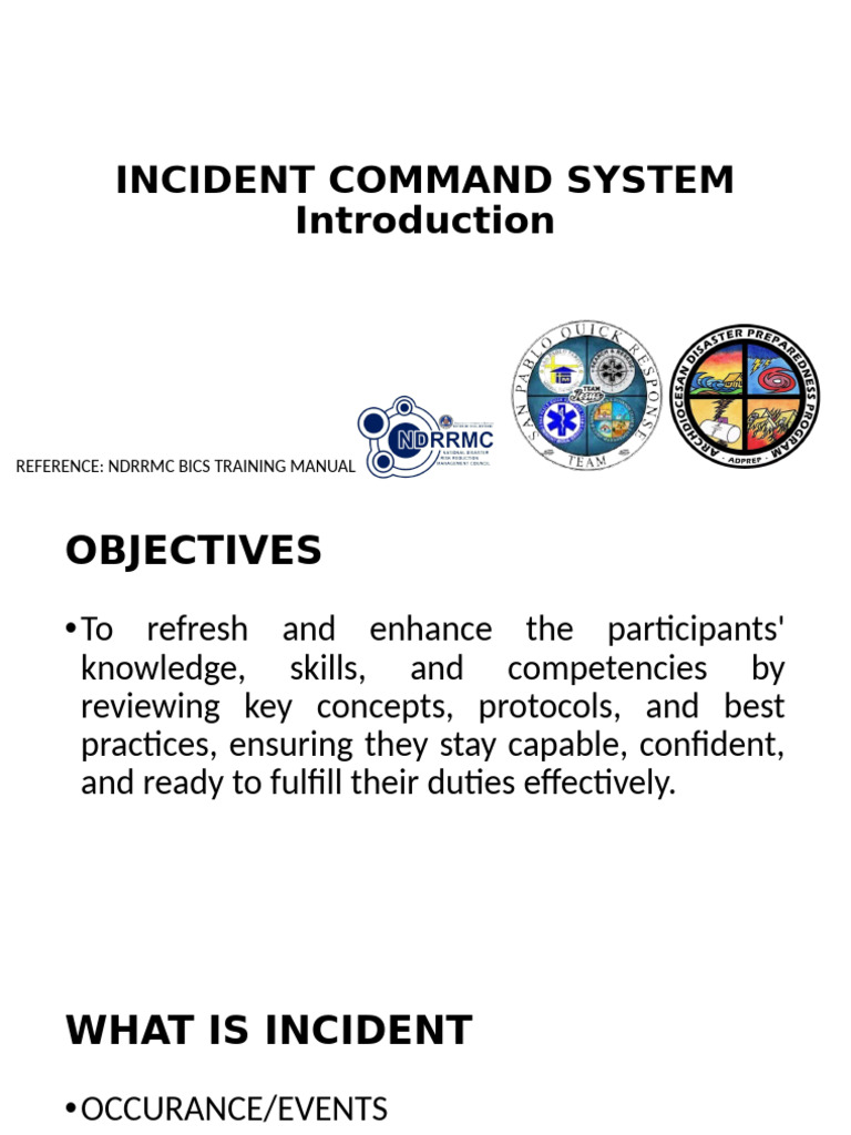 Basic Incident Command System | PDF | Incident Command System | Civil Defense