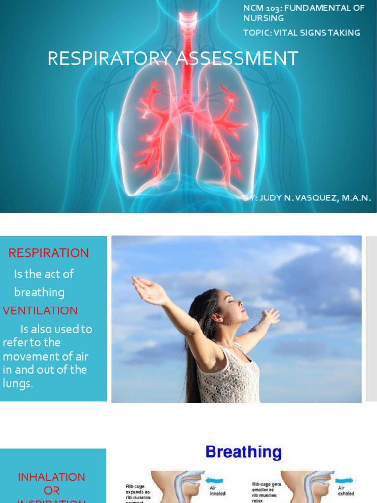 Respiratory Assessment in Nursing | PDF | Breathing | Respiratory System