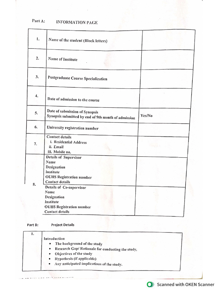 Final Format Thesis of OUHS | PDF