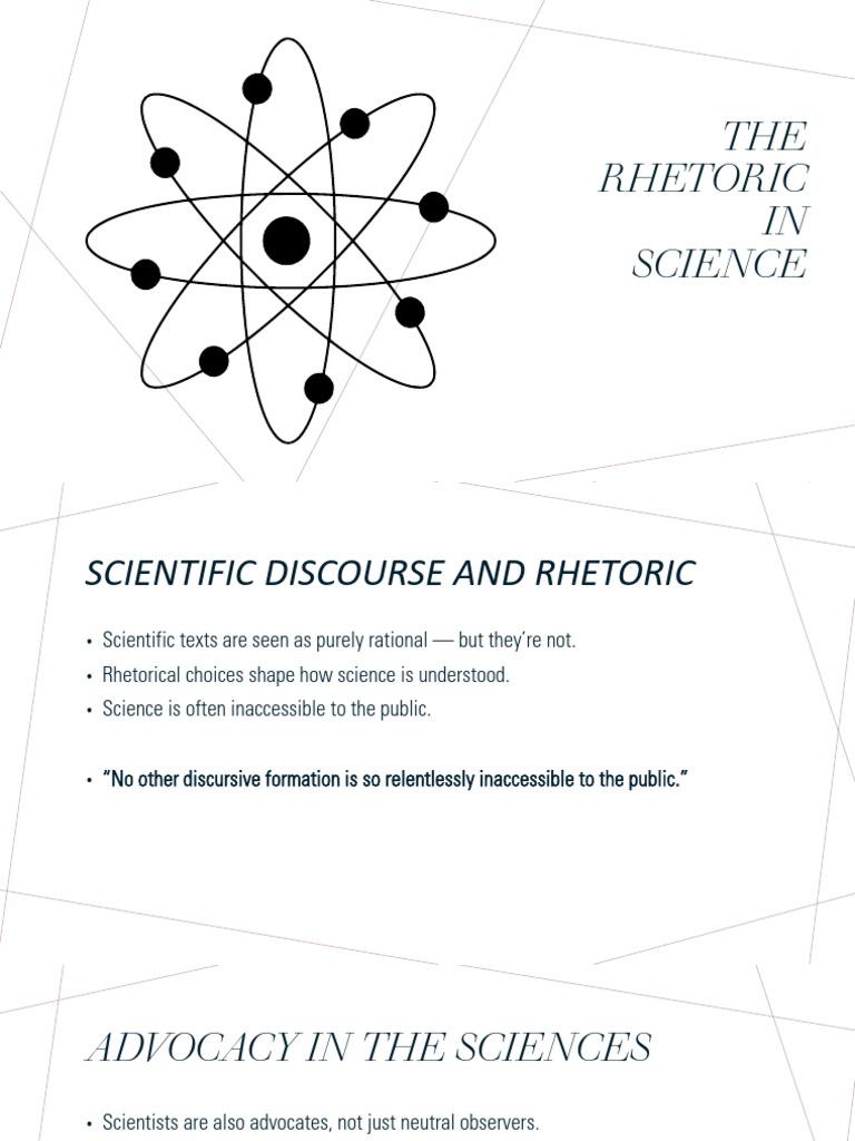 Rhetoric's Role in Scientific Discourse | PDF | Rhetoric | Science