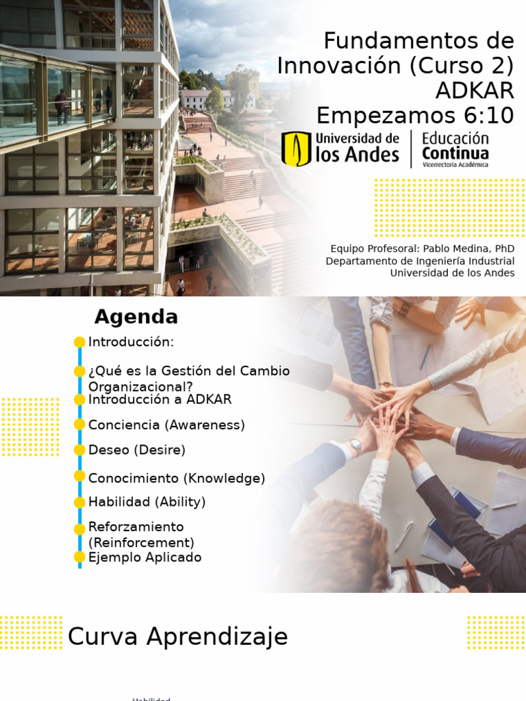 Presentaciขn Clase 7 - ADKAR | PDF | Cognición | Aprendizaje