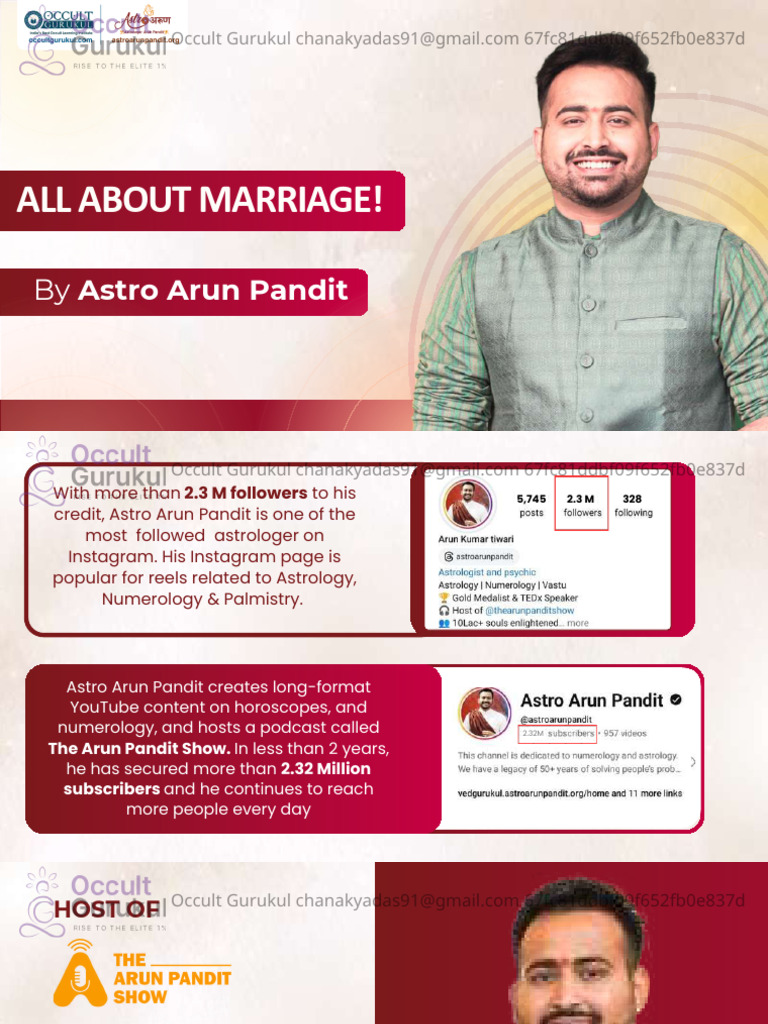 Astrology Insights on Marriage Factors | PDF | Planets In Astrology ...