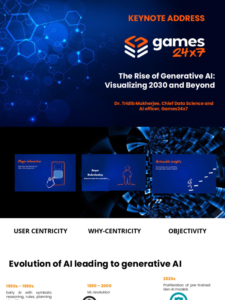 1 - Dr. Tridib Mukherjee - Games24x7 | PDF | Artificial Intelligence ...