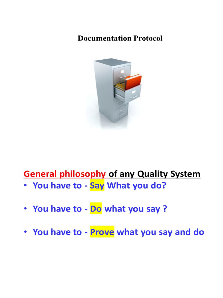 Documentation Protocol | PDF