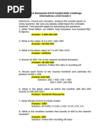 Grade 4 Math Quiz Bee Reviewer | PDF | Length | Arithmetic