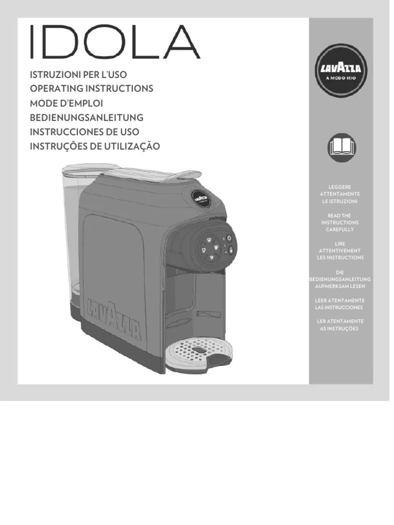 Manuale Lavazza Idola (Italiano - 160 Pagine) | PDF