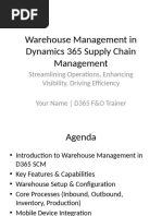Configuring Advanced Warehouse in D365 | PDF | Warehouse | Menu (Computing)