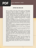 Ibalon (Epiko NG Bicol) | PDF