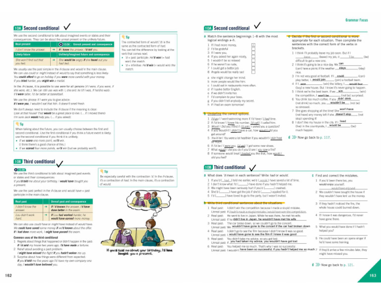 Unit 10 Grammar Focus Answer Key | PDF