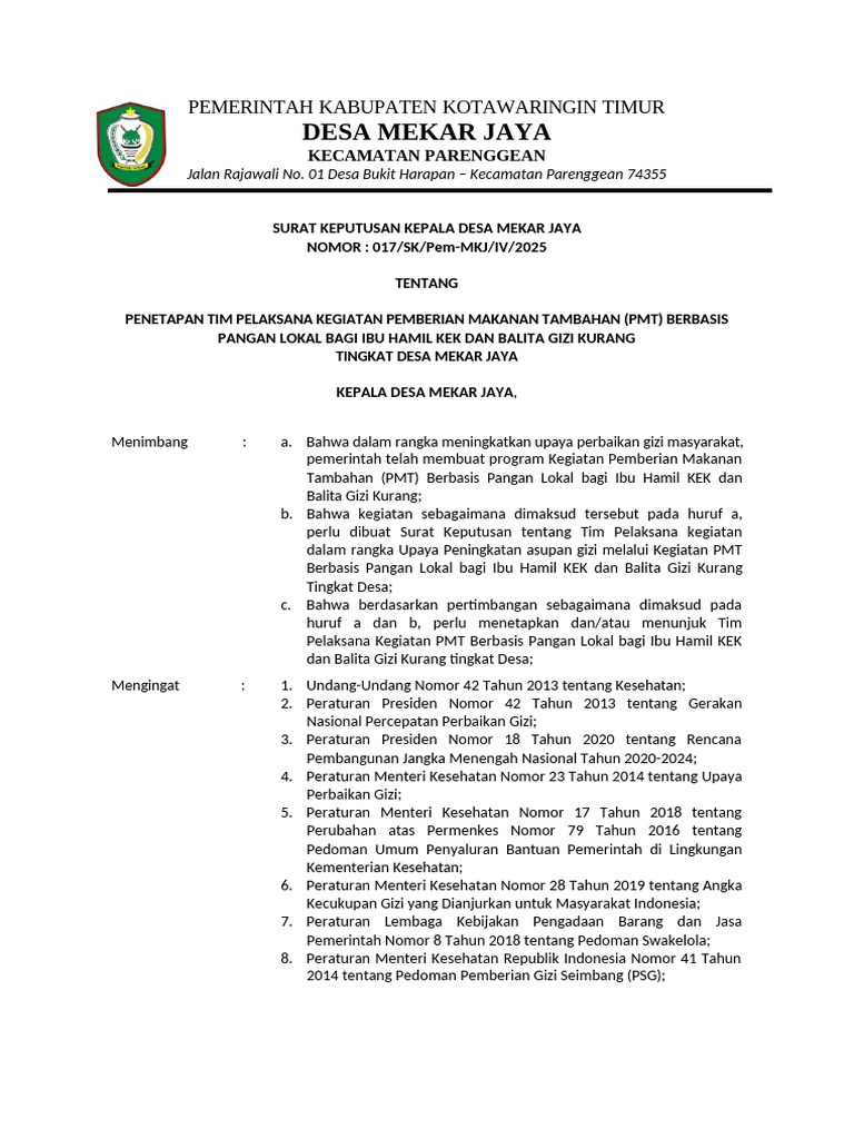 SK PMT Bukit Harapan 2025 | PDF