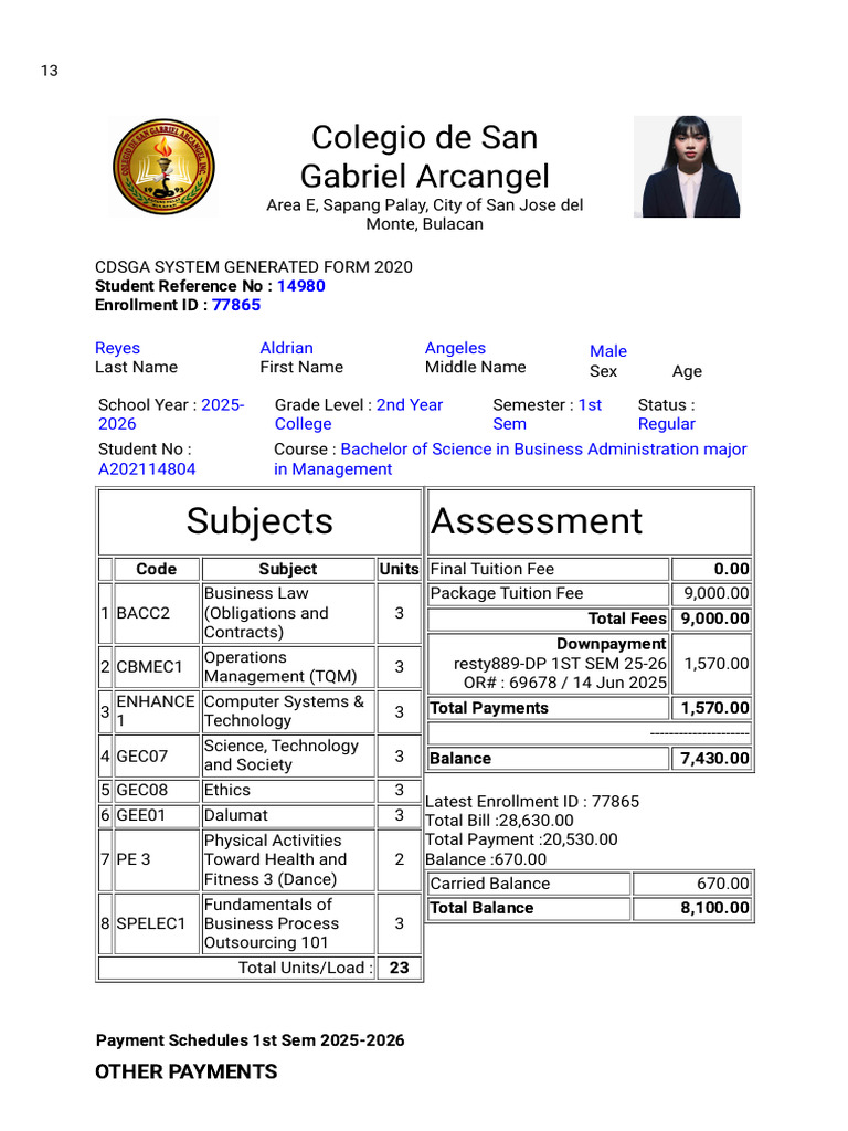 CDSGA Student Panel Registration Guide | PDF | Service Industries | Money