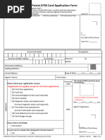 ATM Card Service Request Form | PDF | Automated Teller Machine | Banks