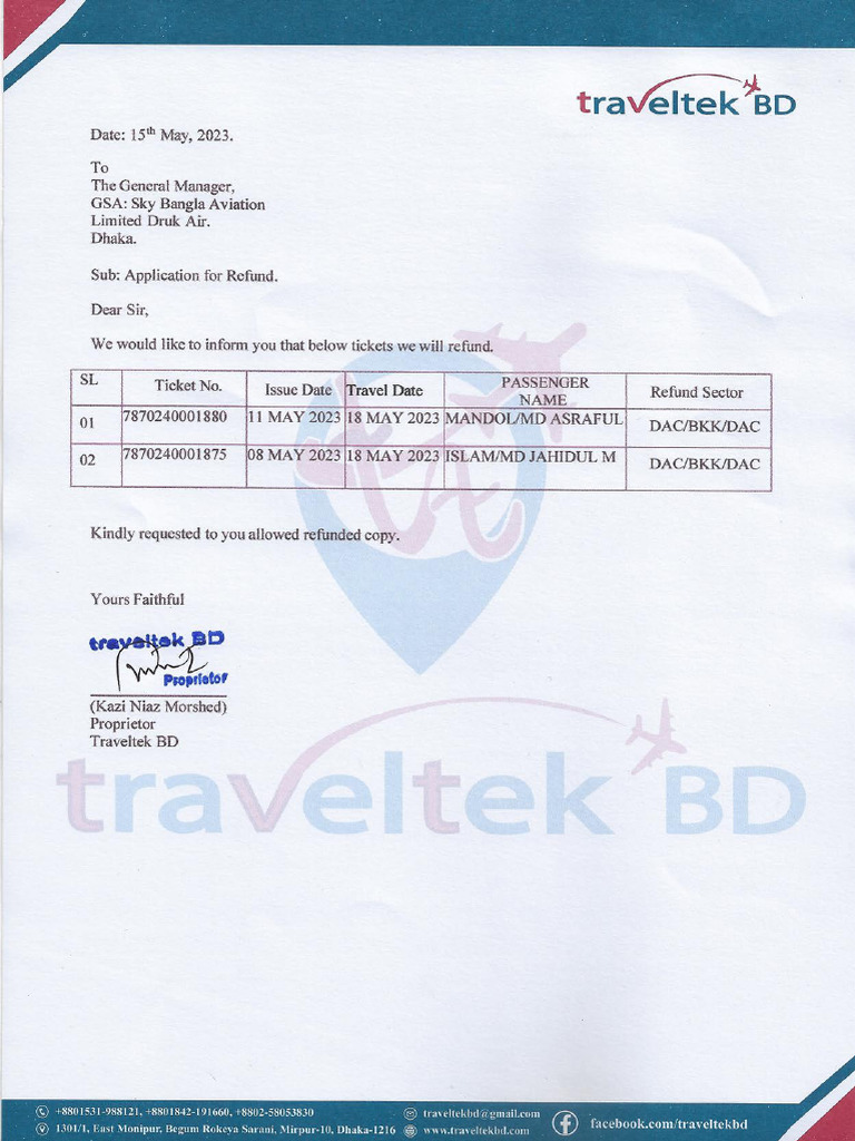 Refund Applications | PDF