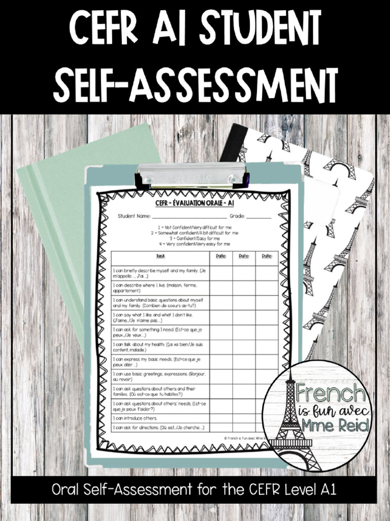 FREE CEFR Student Self Assessment French LevelA1-1 | PDF | Copyright ...