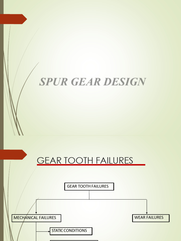 Spur Gear Design and Analysis | PDF | Gear | Force