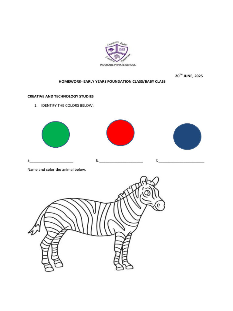 Term Break Home Work | PDF