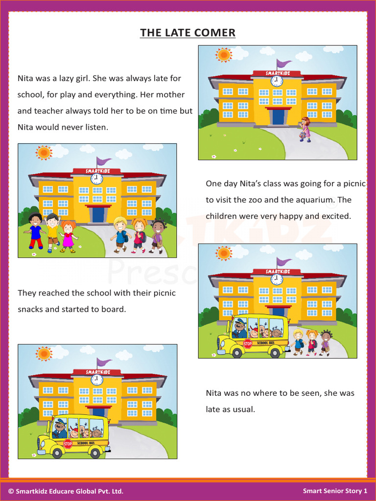 The Late Comer Smart Senior Stories Term 1 | PDF