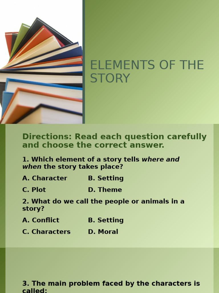 Understanding Story Elements | PDF