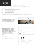 BOC Online Banking: Reset Password Guide | PDF
