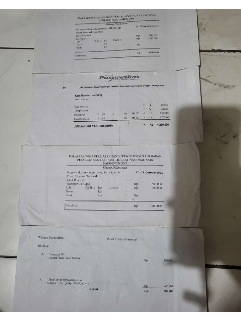 Contoh Dokumen Administrasi | PDF