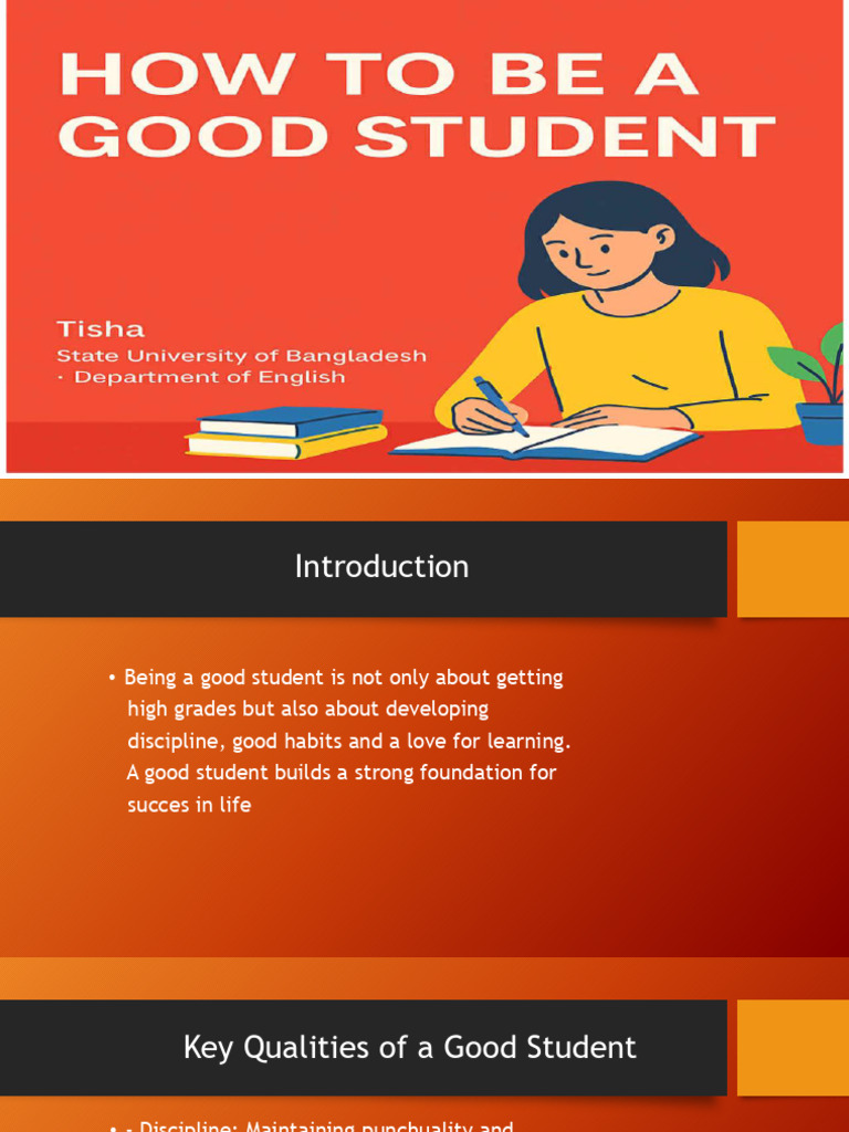 How to Be a Good Student | PDF