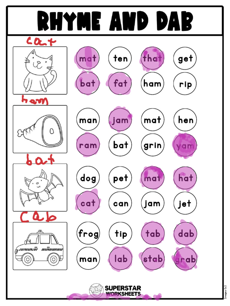 Dab and Rhyme 1-1 | PDF