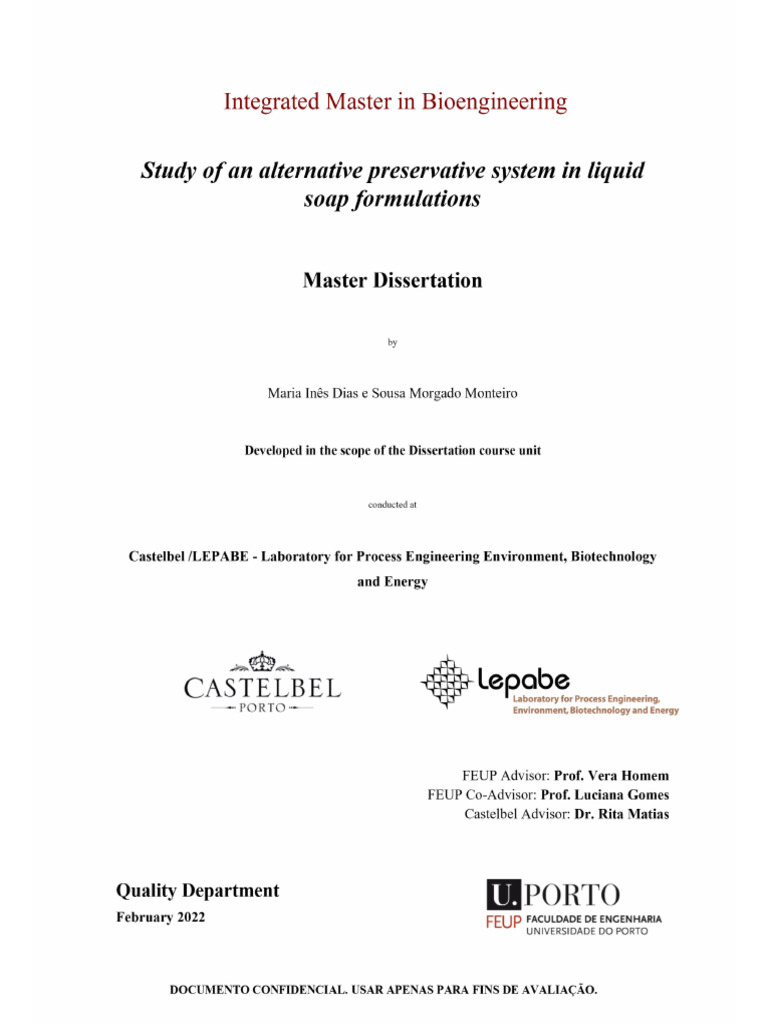 Study of An Alternative Preservative System in Liquid Soap Formulations ...