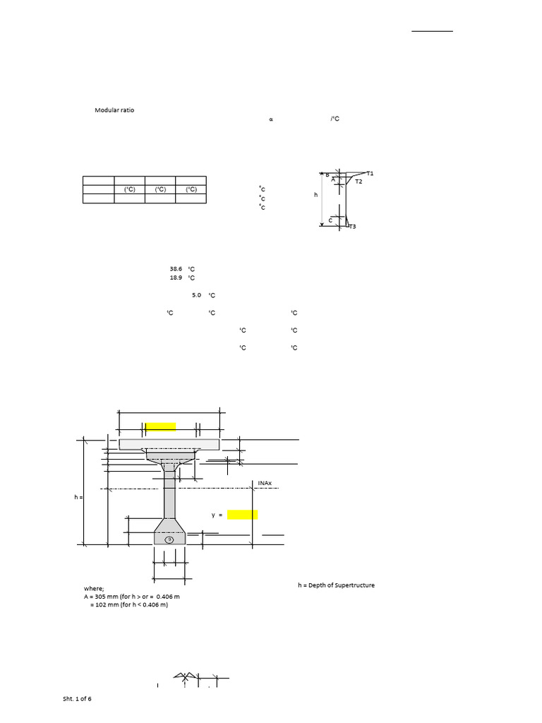 SP2 Br15 5-Span Ext Girder Ext Span Positive Temp Gradient Type-VI SHT ...