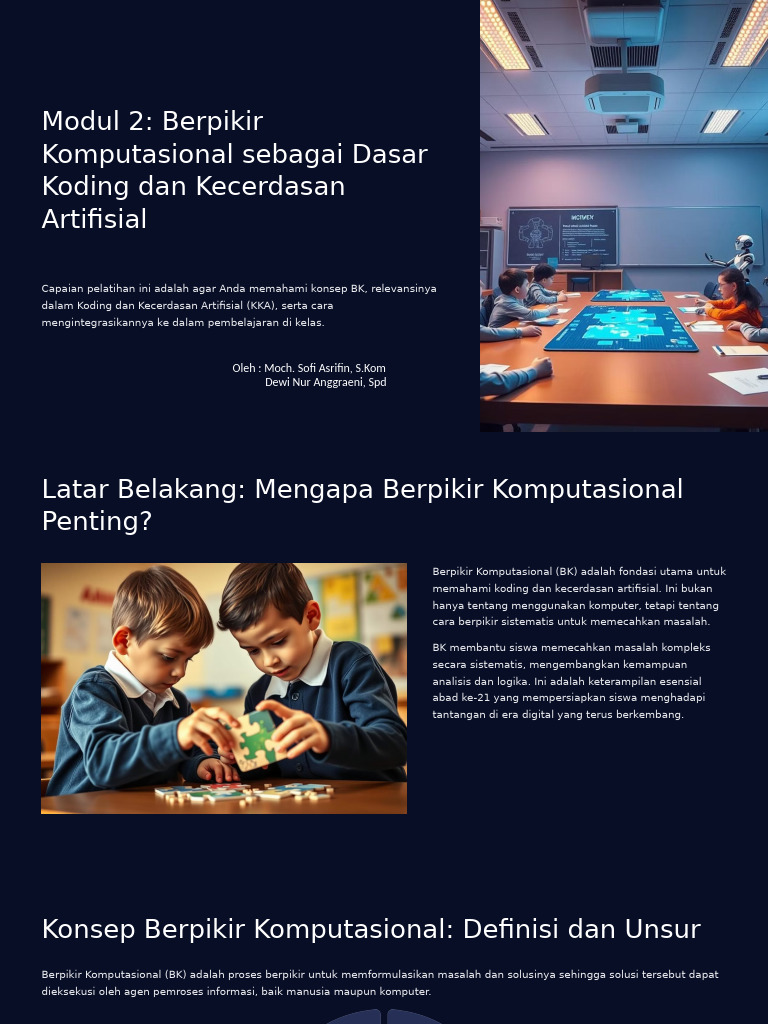 Berpikir Komputasional dalam Koding AI | PDF