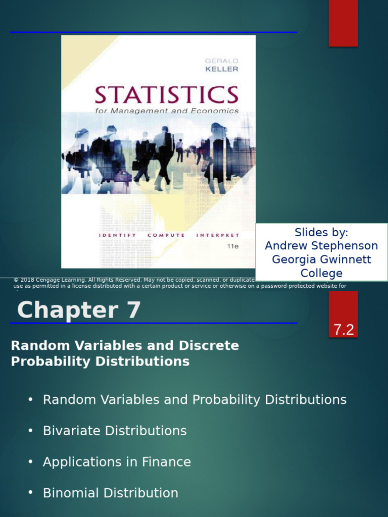 SME11e PPT ch07 | PDF | Probability Distribution | Variance