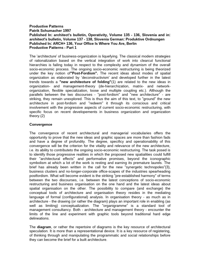 Productive Patterns | PDF | System | Capitalism