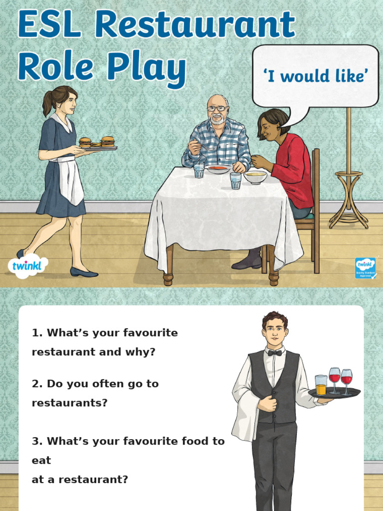 T Eal 1640288692a Esl Would Like Restaurant Role Play Teens A2 b1 ...