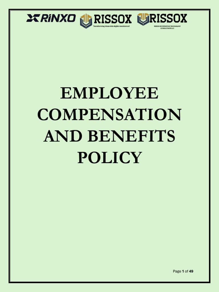 Rissox Employee Compensation Policy | PDF | Cost Of Living | Employment