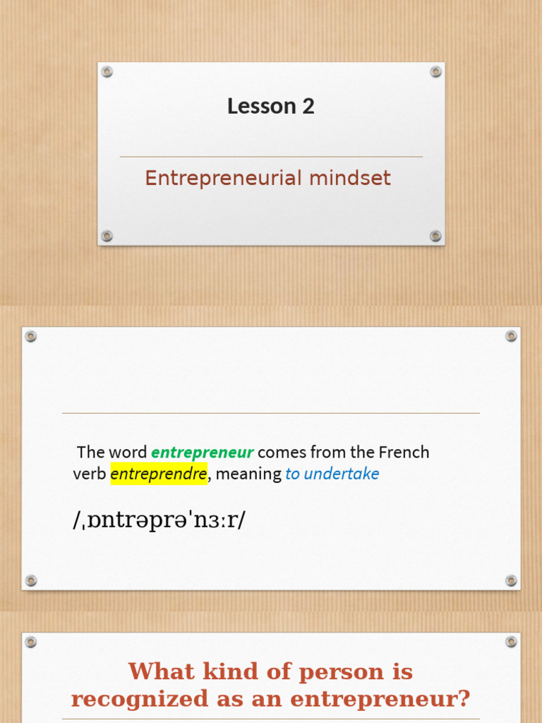 Understanding Entrepreneurship Basics | PDF | Entrepreneurship | Trade ...
