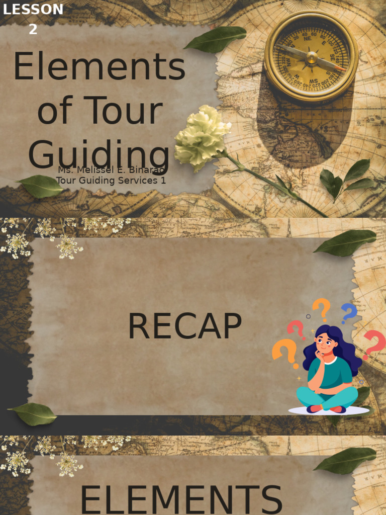 Key Elements of Tour Guiding | PDF
