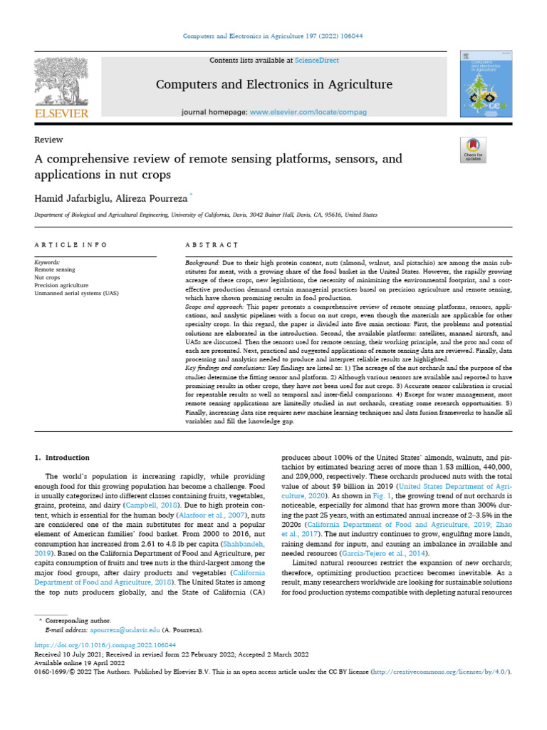 A Comphrensive Review of Remote Sensing Platforms Sensors and | PDF ...