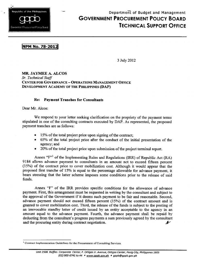 NPM No. 078 2012 | PDF