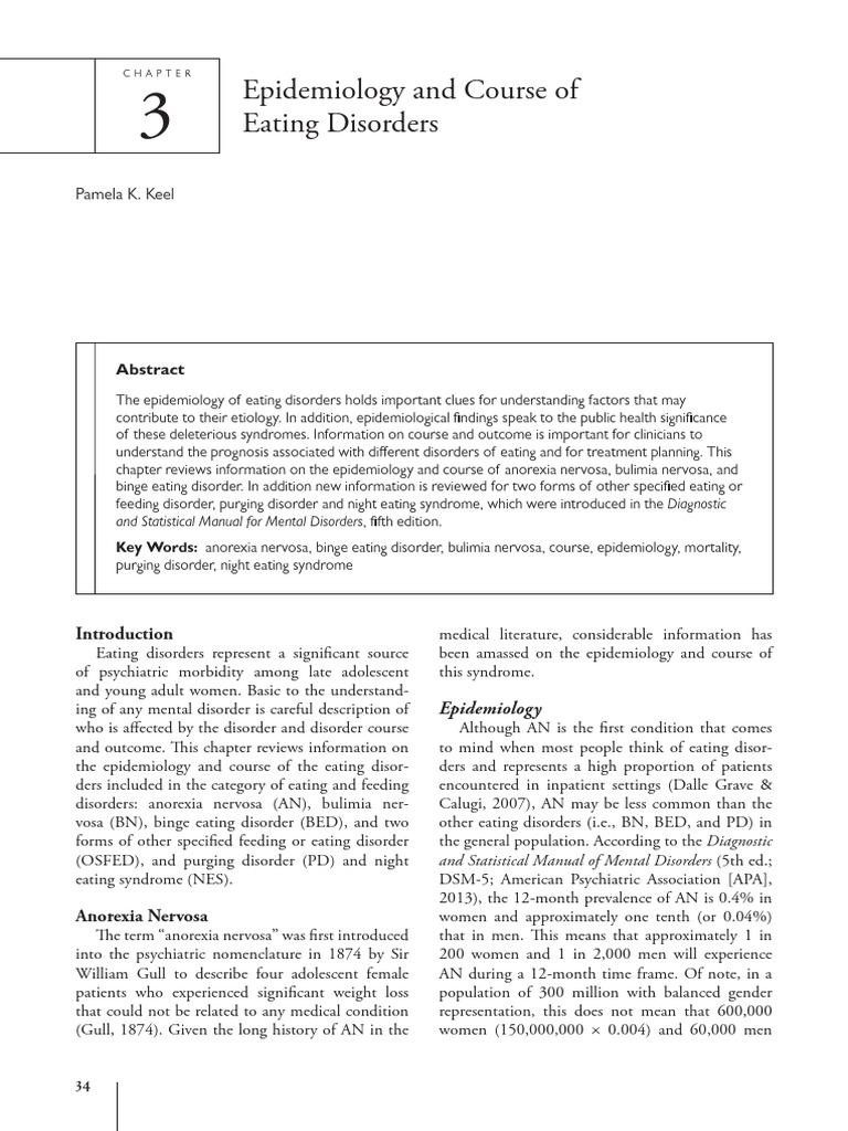 Eating Disorders: Epidemiology Overview | PDF | Eating Disorder ...