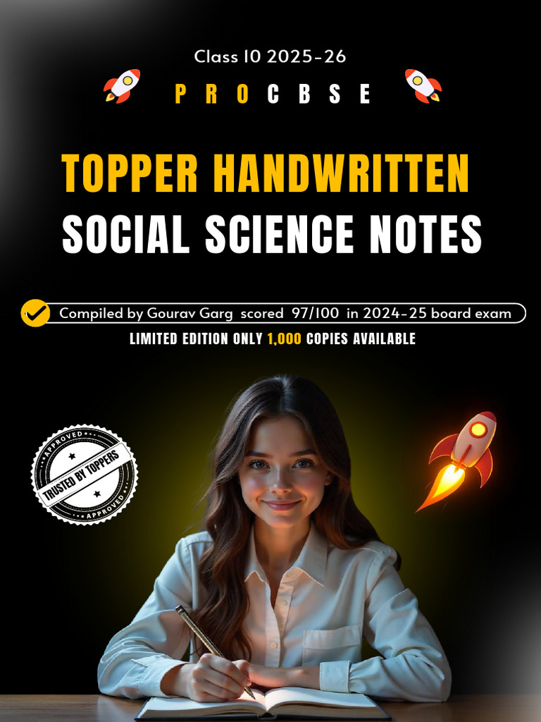 Topper Handwritten Notes for Class 10 SST | PDF | Balkans