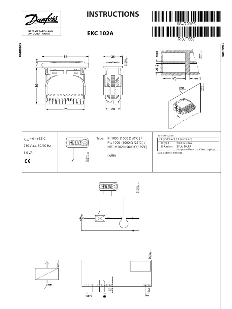 Danfoss EKC102A | PDF