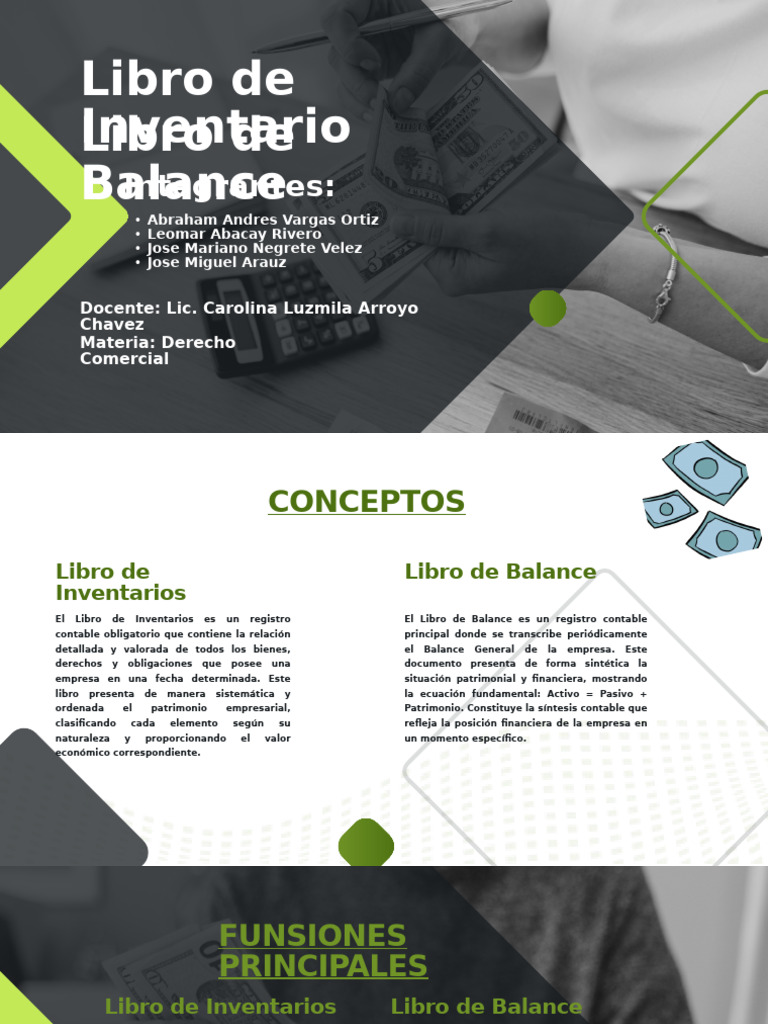 Libro de Inventario | PDF | Contabilidad | Hoja de balance