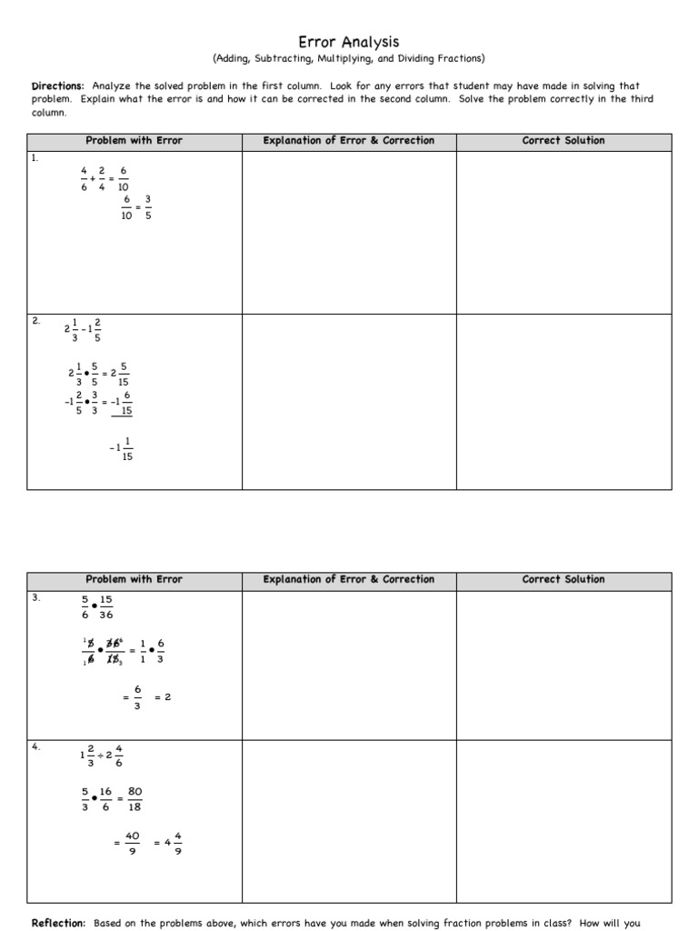 Error Analysis Pdf 8346