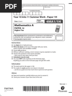 Formula Sheet Edexcel IGCSE Maths | PDF | Area | Euclidean Geometry