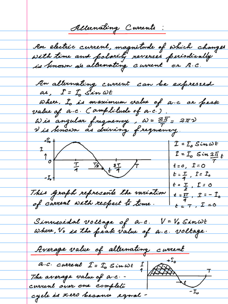 Alternating Currents | PDF