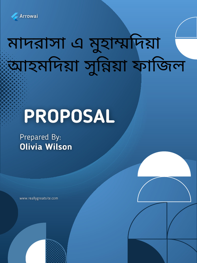 Blue and White Modern Simple Project Proposal | PDF