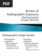 Radiographic Exposure Settings Guide | PDF | X Ray | Radiography