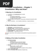 Class 11 Political Science Chapter 1 Notes | PDF | Constitution ...
