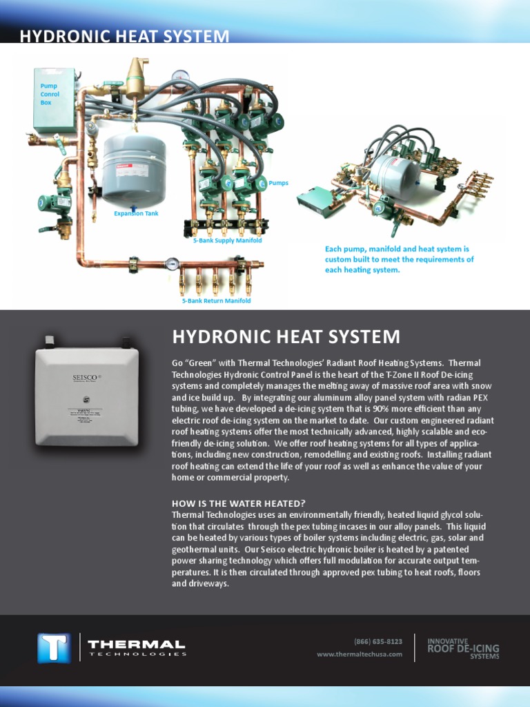 Hydronic Heat System Datasheet | Download Free PDF | Hvac | Boiler